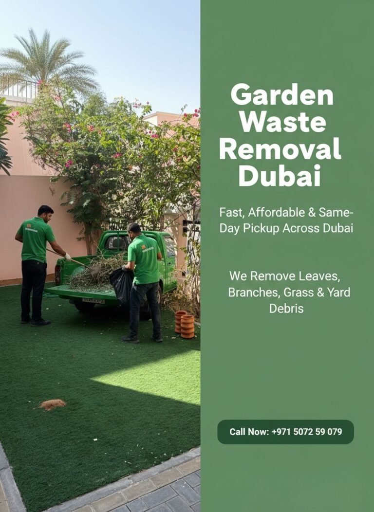 Garden Waste Removal Service Dubai | Tree Limbs & Branches Disposal